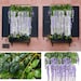 12pcs Flower Cascades Wedding Arch Swag Artificial Wisteria - Etsy