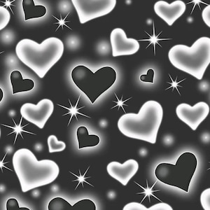 Romantic Valentine's Day Background Pink Hearts Early 2000s Photography ...