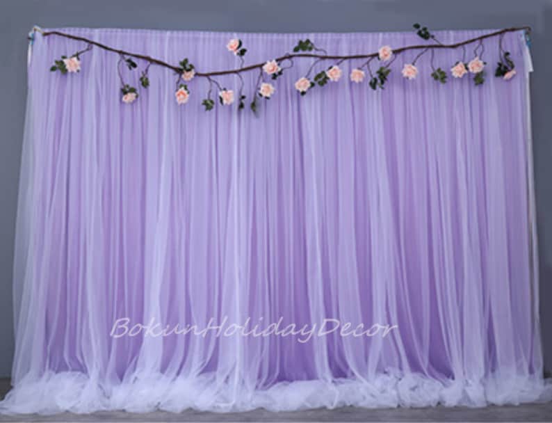 Backdrop Curtain Wedding Party Backdrop Photo Background Decor - Etsy