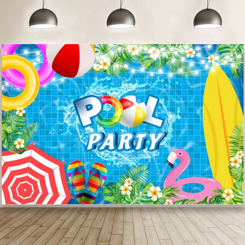 Pool Party Banner - Etsy