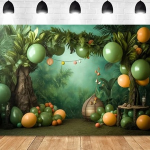 Jungle Safari Farm Theme Party Backdrop for Photography Newborn Baby ...