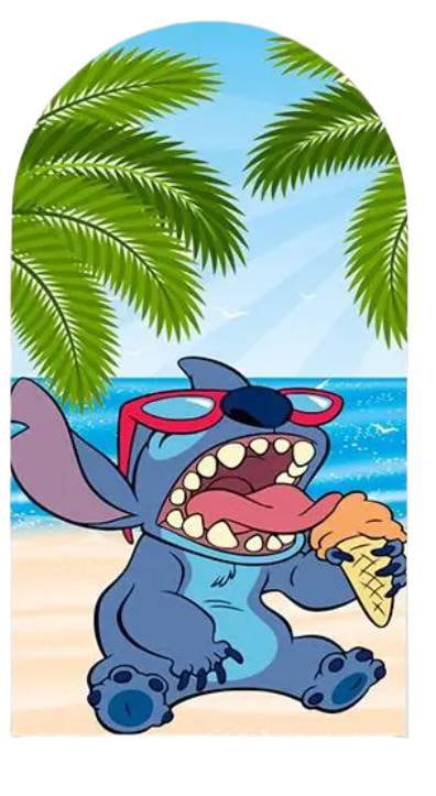 Stitch Arch Backdrop Cover, Kids Birthday Party Decor - Etsy
