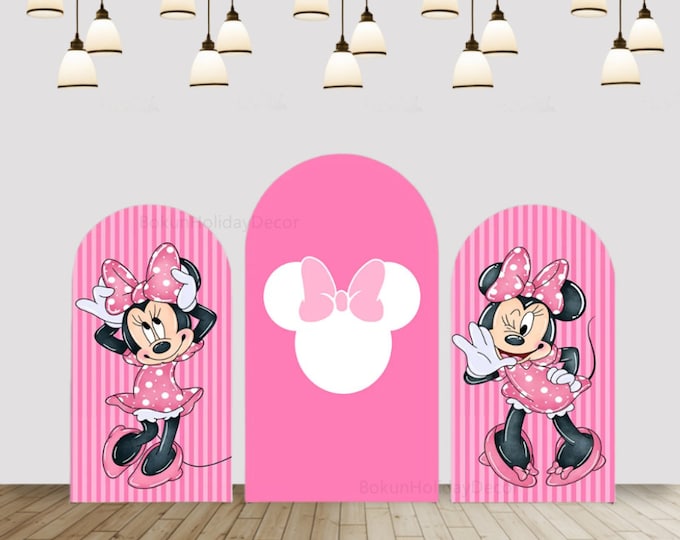 Cartoon Lilo and Stitch Arch Backdrop Cover Boy or Girl Gender Reveal ...