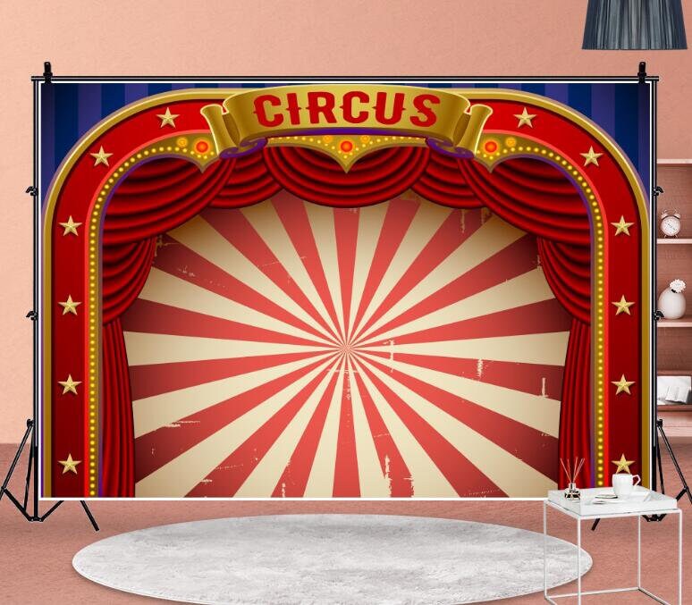 Bühne Dekoration Wand Zirkus Shower Thema Party Kulisse Zirkus | Etsy