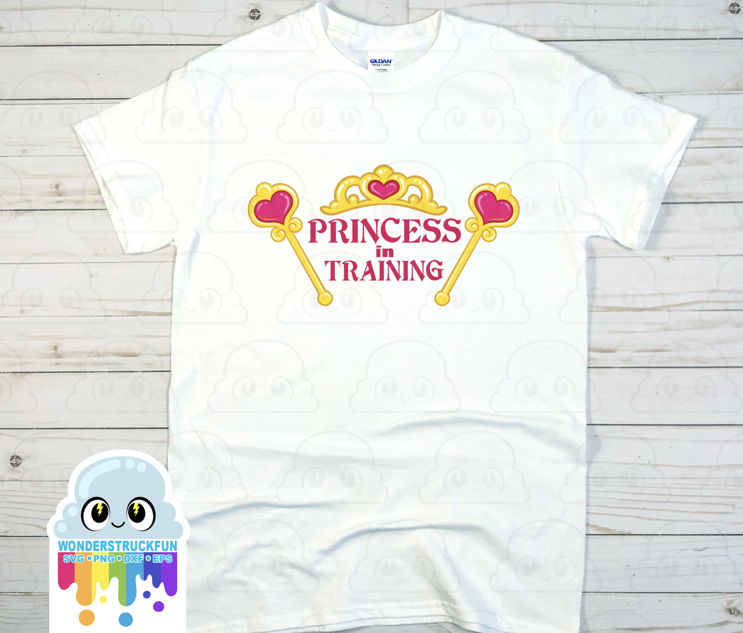 Princess in Training SVG, Princess Cut File, Family Shirts, Kawaii ...