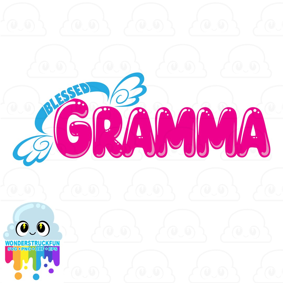 Blessed Gramma SVG, Gramma Cut File, Family Shirts, Grandmother ...