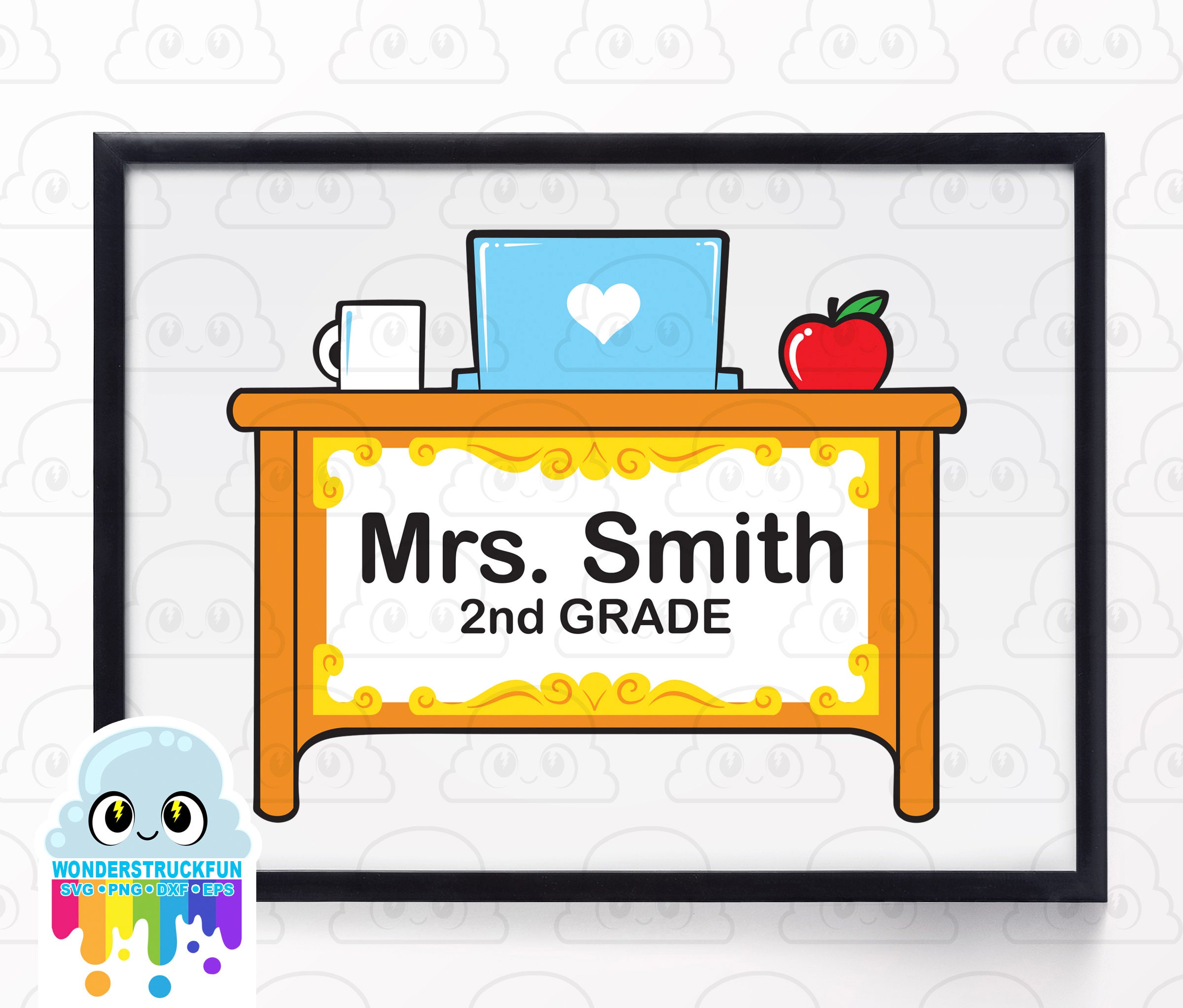 Desk Name Plate Clipart