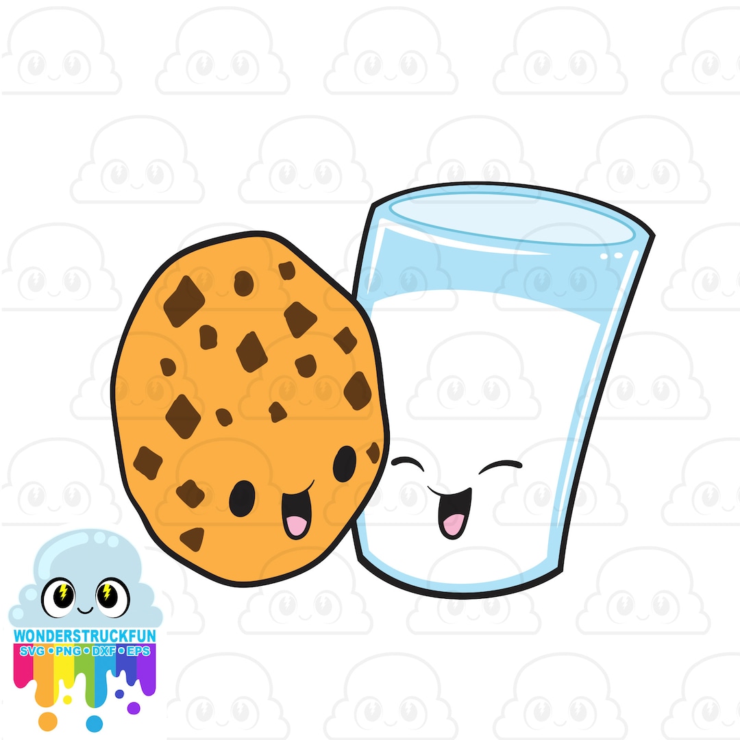 Cookie and Milk Besties SVG, Friendship Besties Cut File, Family Shirts ...