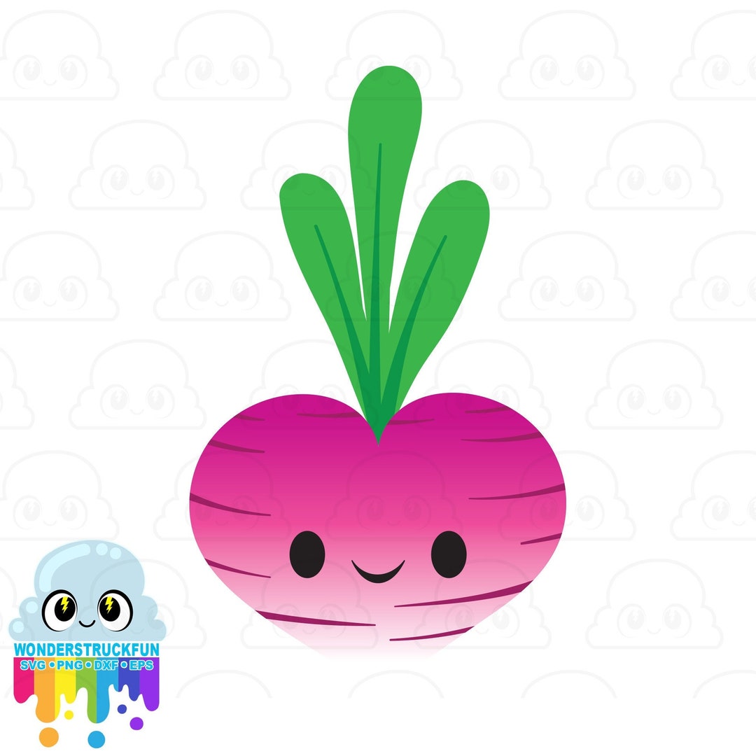 Radish Heart Cutie, Eps, SVG, PNG, Dxf, Cut File and Graphic File - Etsy