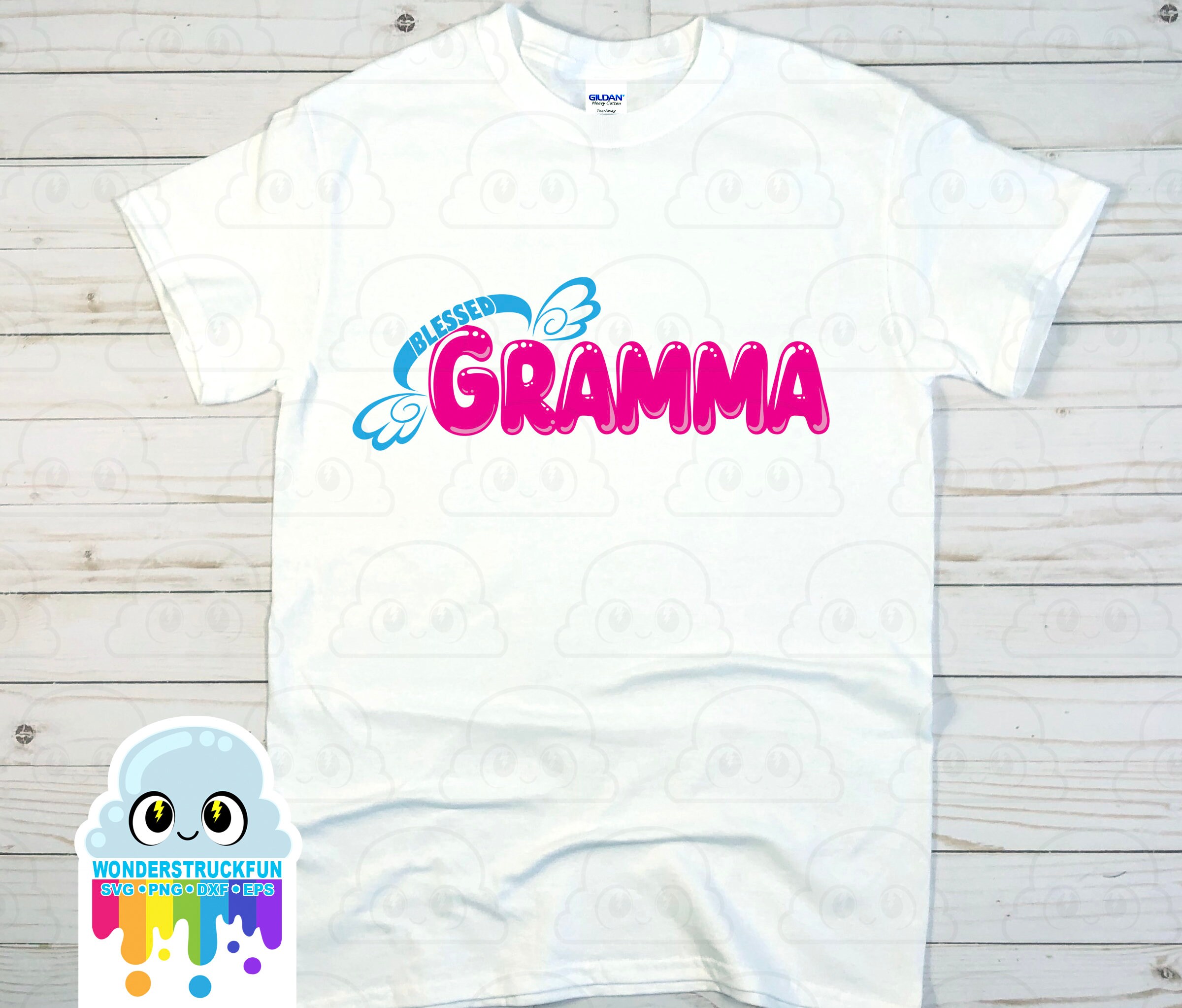 Blessed Gramma SVG, Gramma Cut File, Family Shirts, Grandmother ...