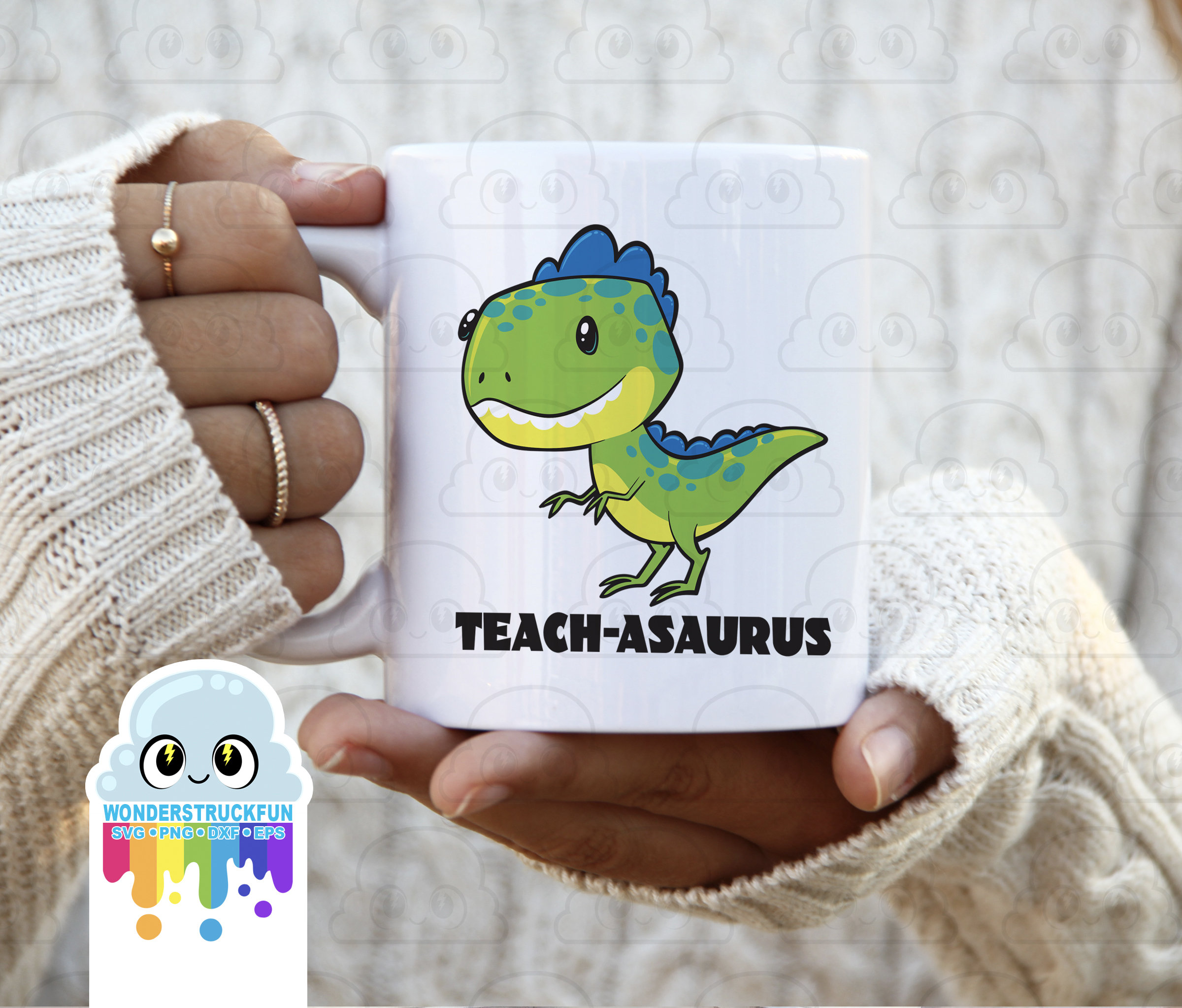 Teach-asaurus Dino SVG, Teacher T-rex Cut File, Teacher Shirts, Dino ...