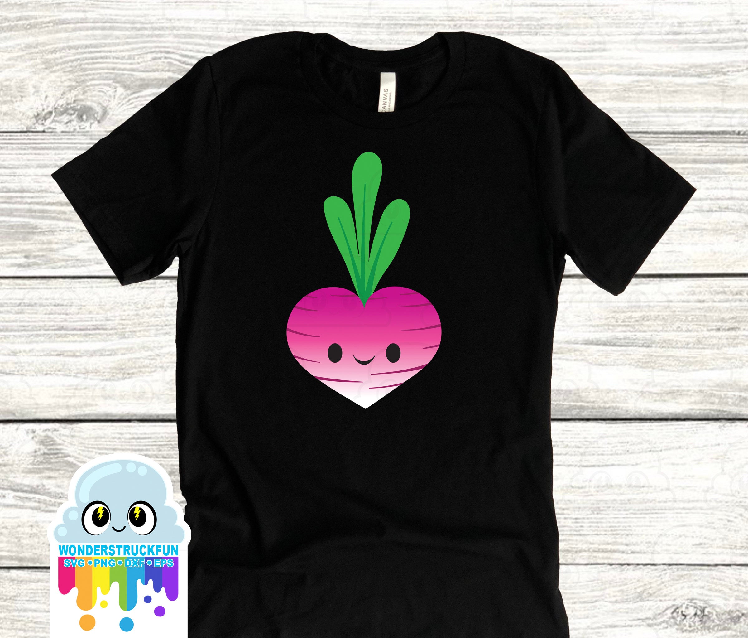Radish Heart Cutie, Eps, SVG, PNG, Dxf, Cut File and Graphic File - Etsy