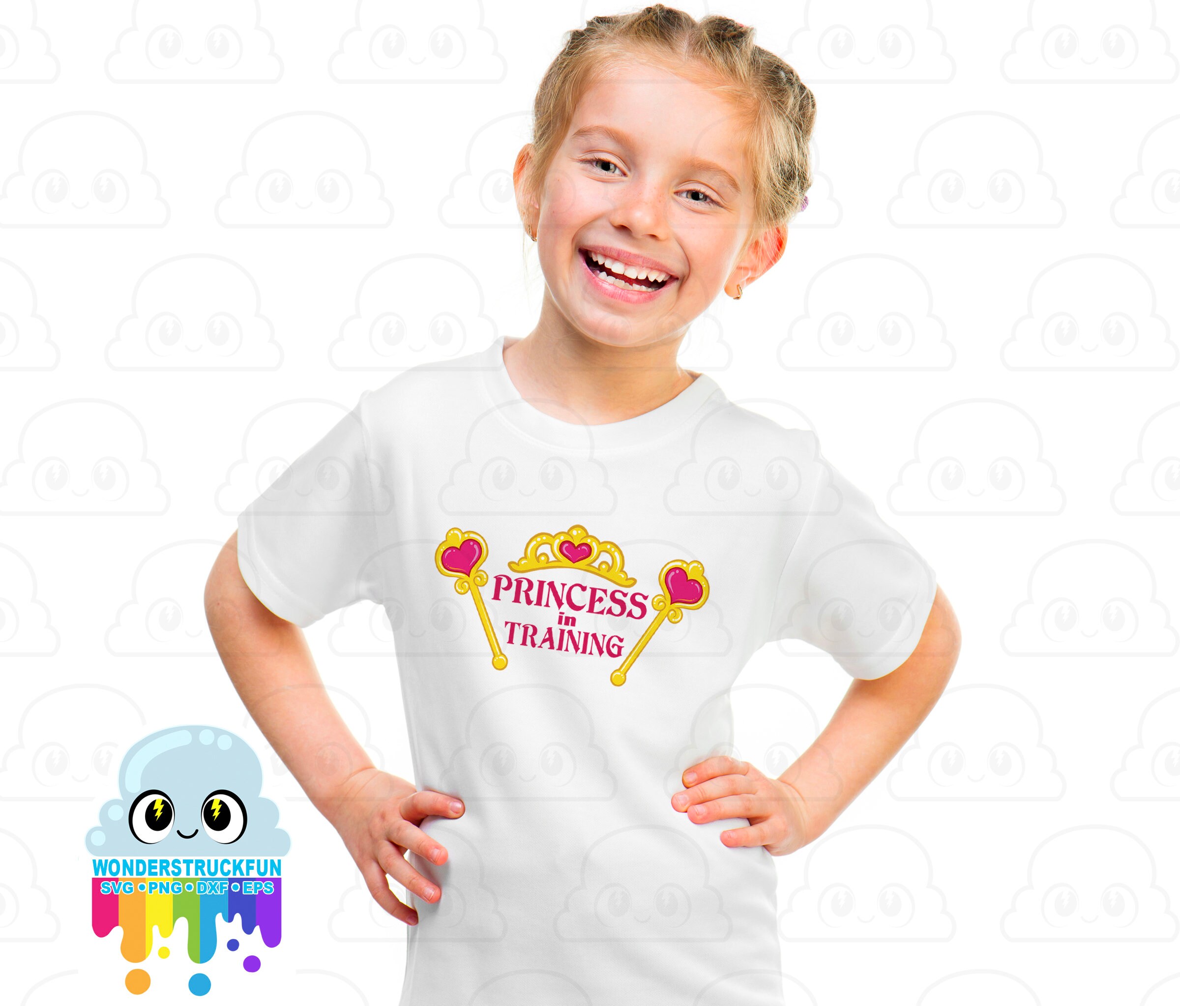 Princess in Training SVG, Princess Cut File, Family Shirts, Kawaii ...