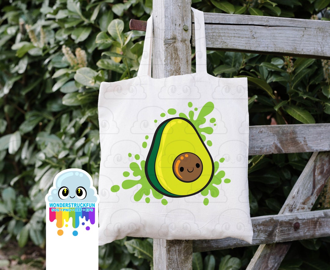 Cutie Avocado Splat SVG, Avocado Cut File, Family Shirts, Kawaii, Cute ...