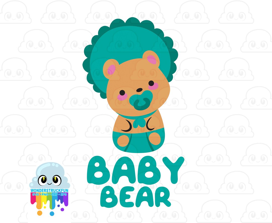 Baby Bear SVG, Bear Cut File, Family Shirts, Cute Shirt Design, Dxf Eps ...