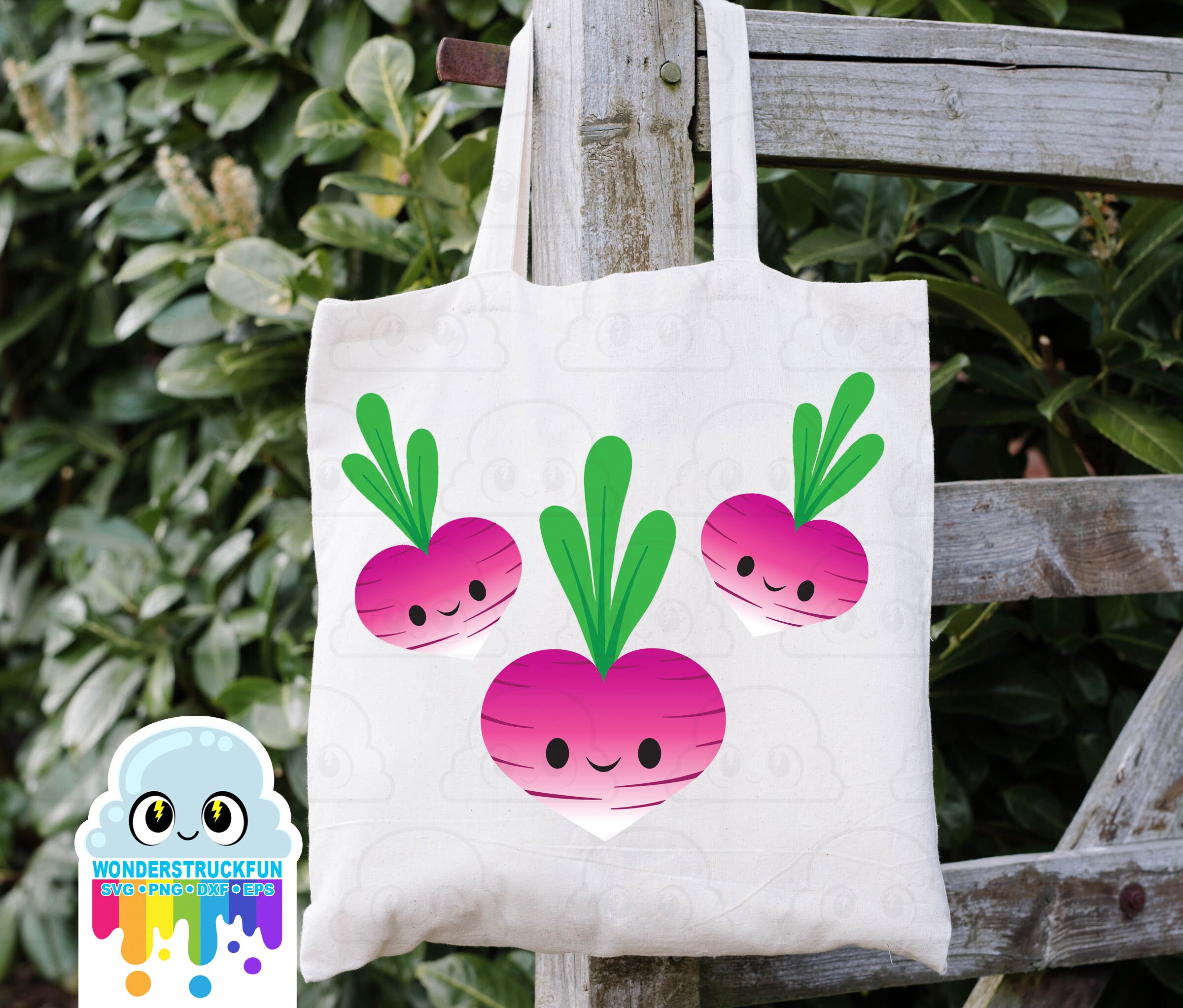 Radish Heart Cutie Eps SVG PNG Dxf Cut File and Graphic - Etsy