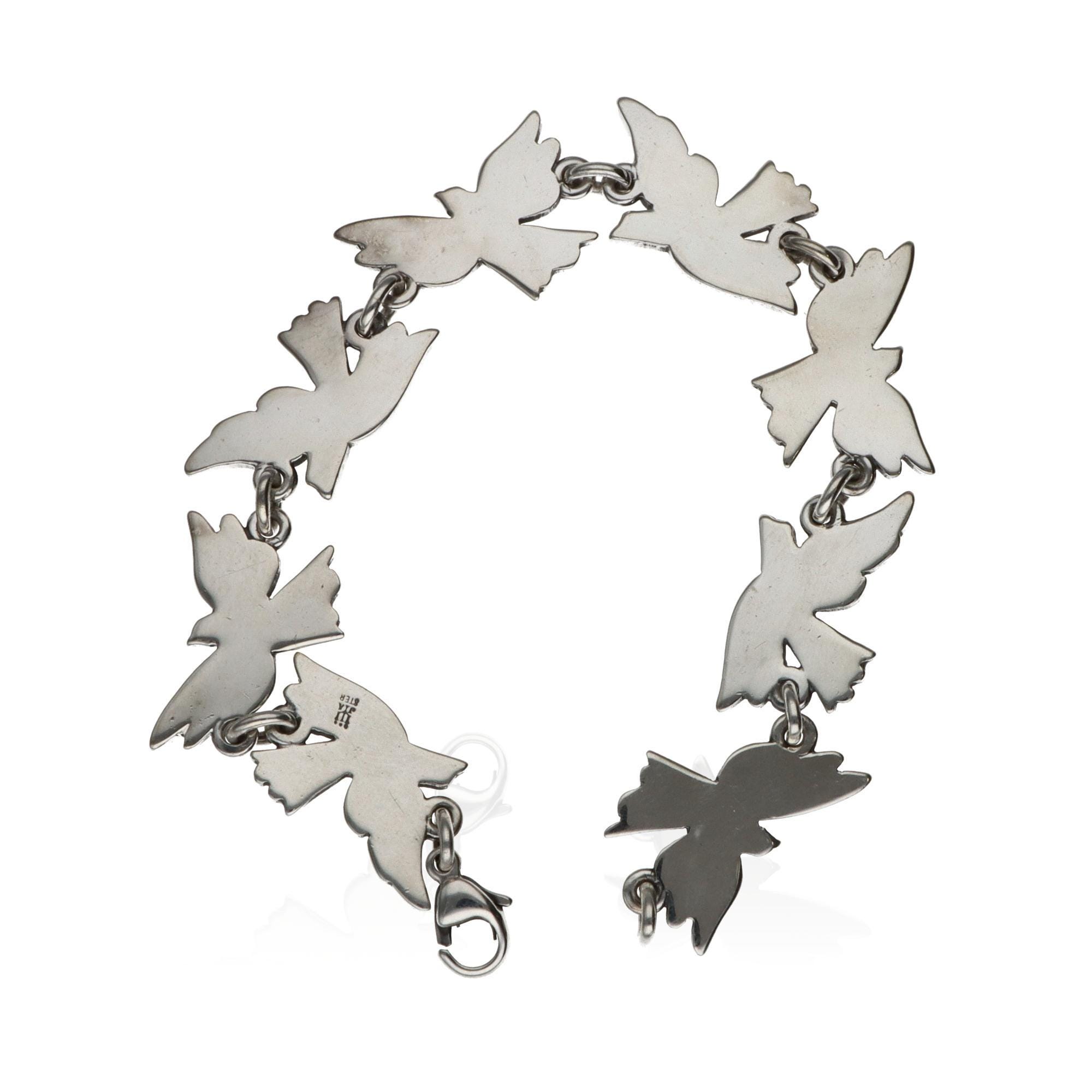 Authentic James Avery Retired Finch Bird Bracelet | Rare 925 Sterling ...