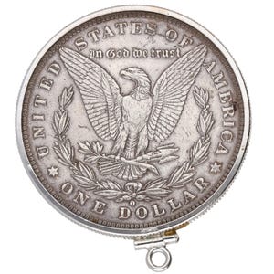 1883 Antique E Pluribus Unum Morgan Silver Dollar Pendant - Etsy