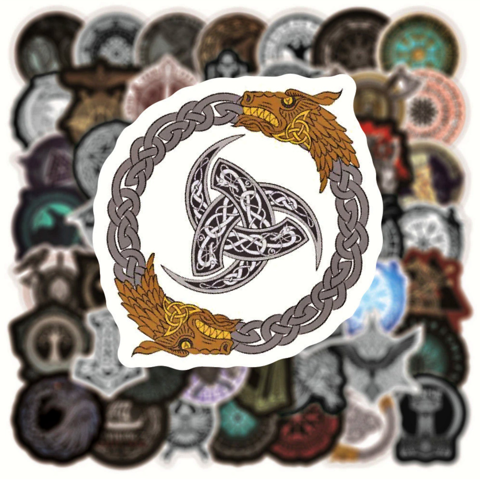 Pack of 50 Viking Graffiti Decoration Stickers Decoration - Etsy UK