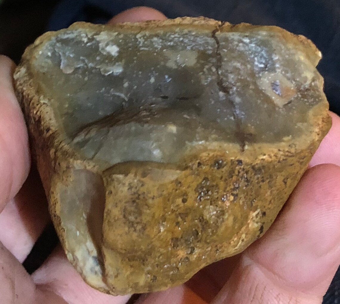 Translucent Multi Color Texas Flint Chert for Knapping Blue Green Gray ...