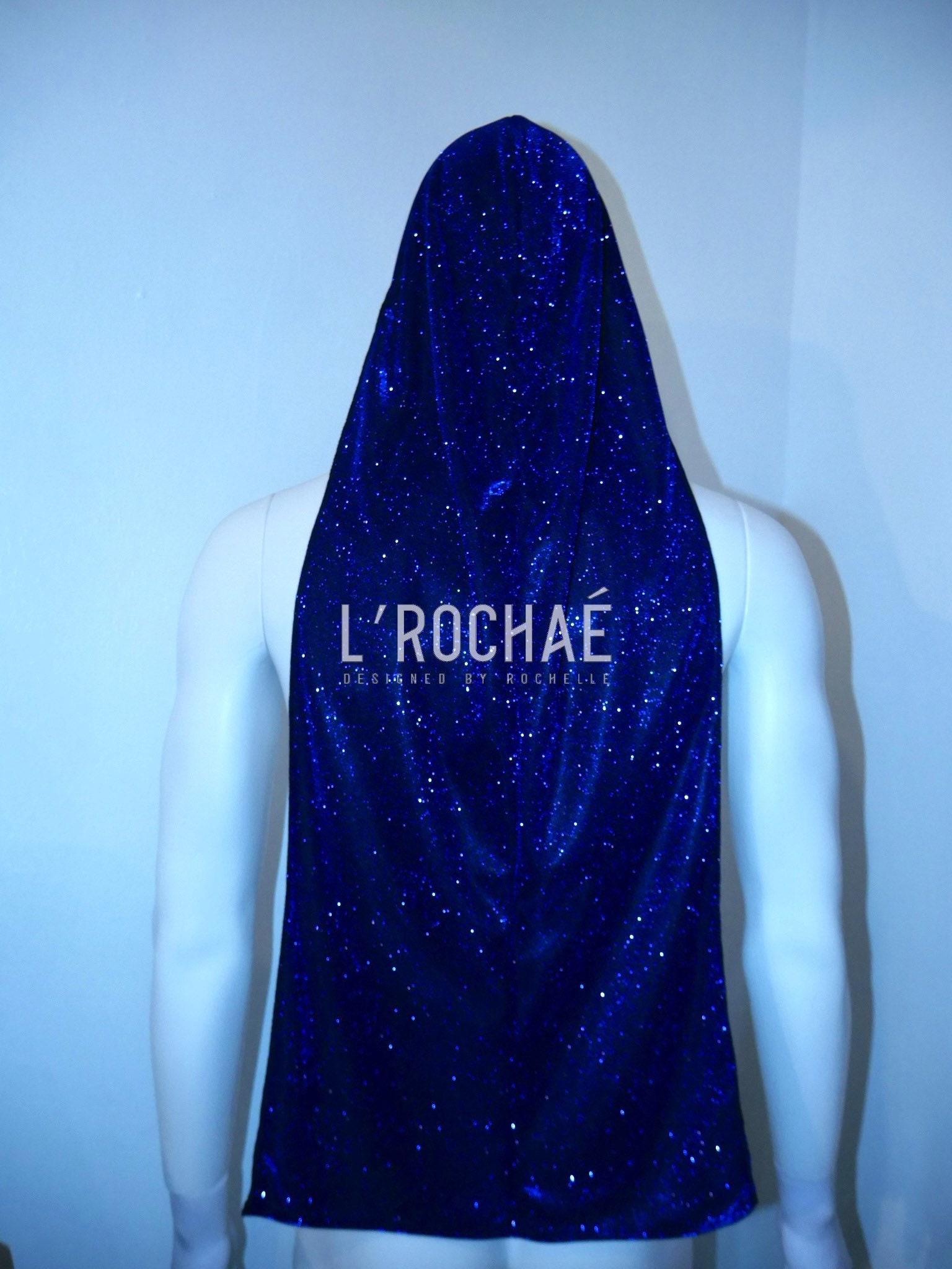 LONGLINE Lazuli Blue/light Blue Sparkly Glitter Luxury Durag - Etsy