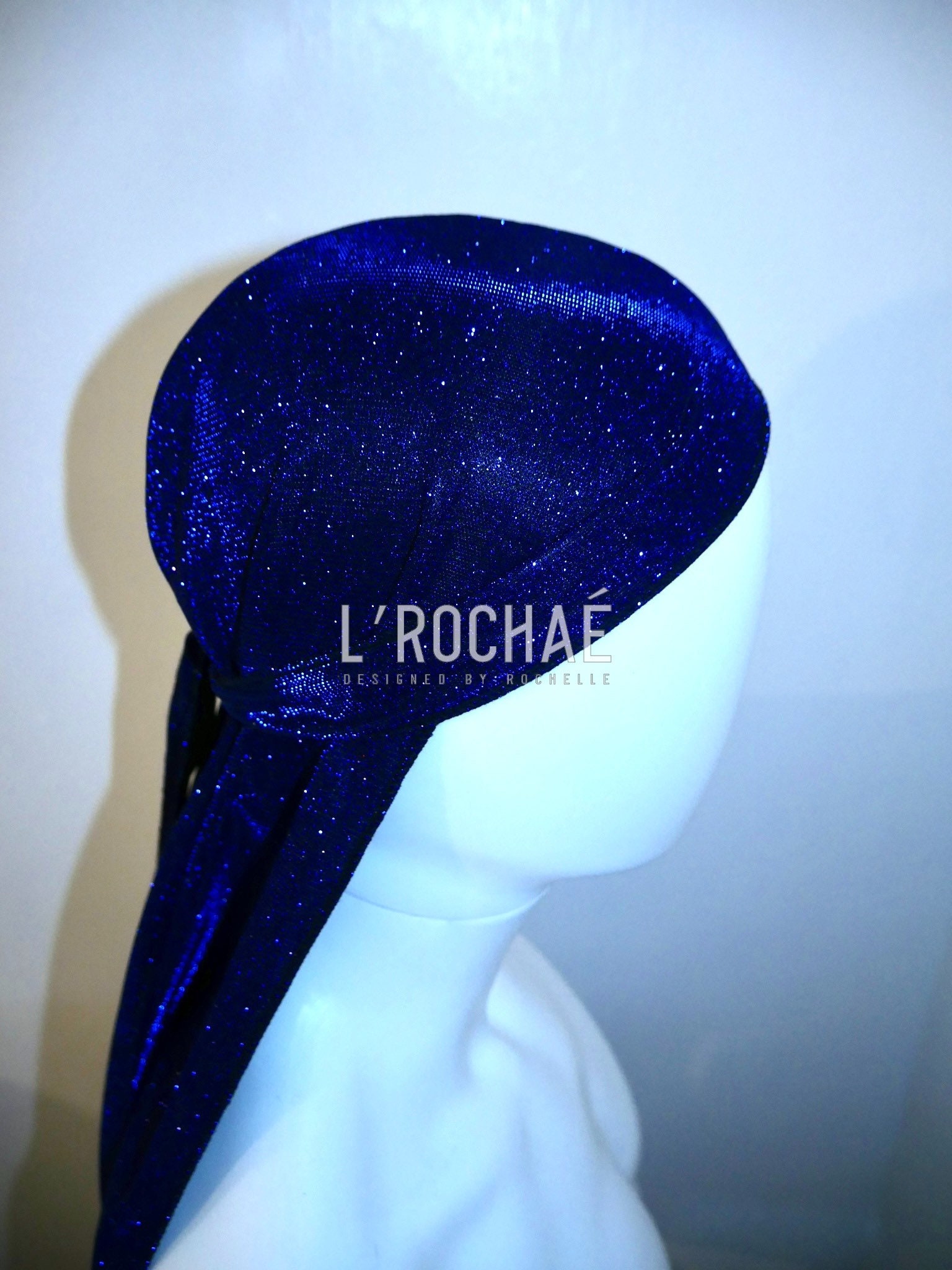 LONGLINE Lazuli Blue/light Blue Sparkly Glitter Luxury Durag - Etsy