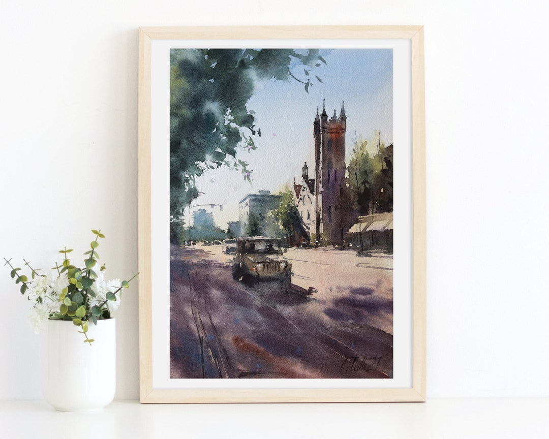 Victoria BC Art - St Andrew's Presbyterian Church - Vancouver Island ...