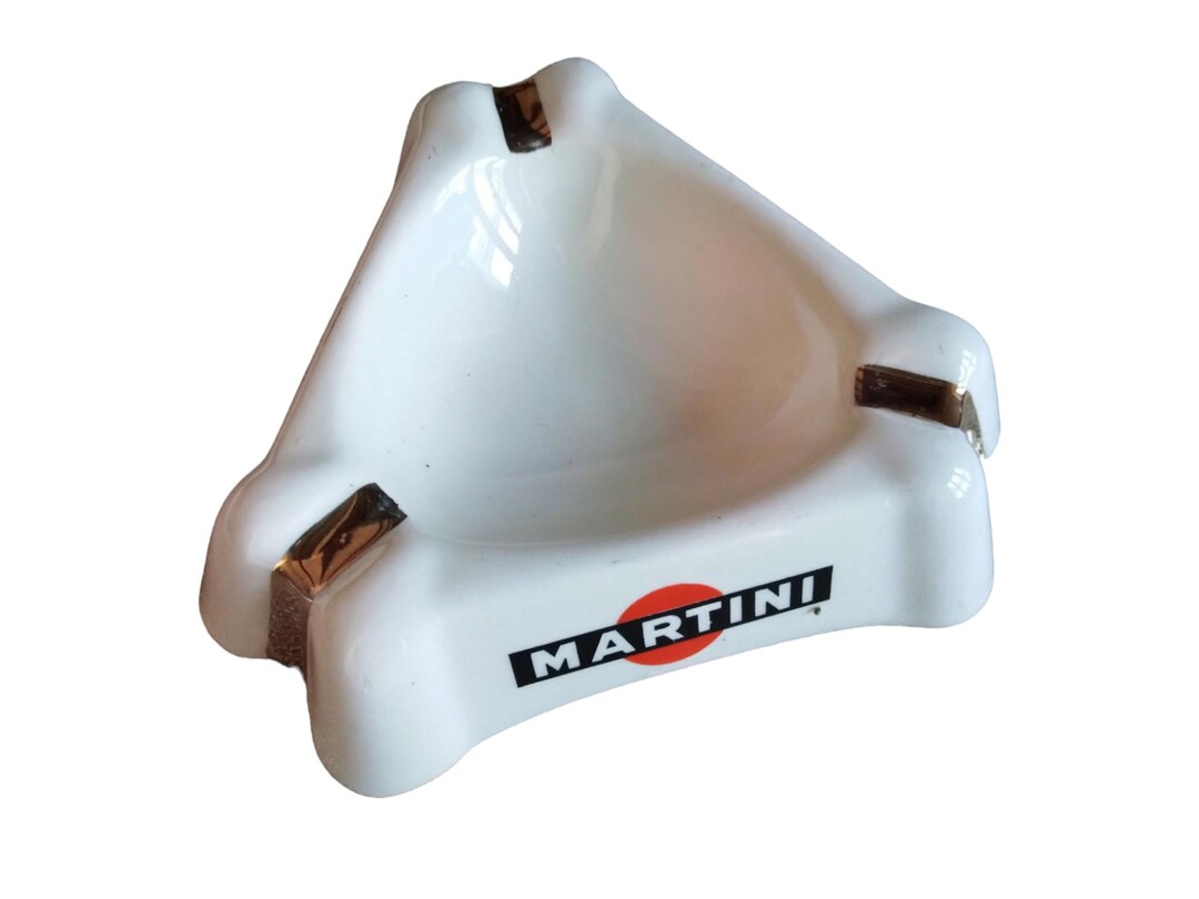 Martini French Vintage Ceramic Advertising Ashtray - Etsy