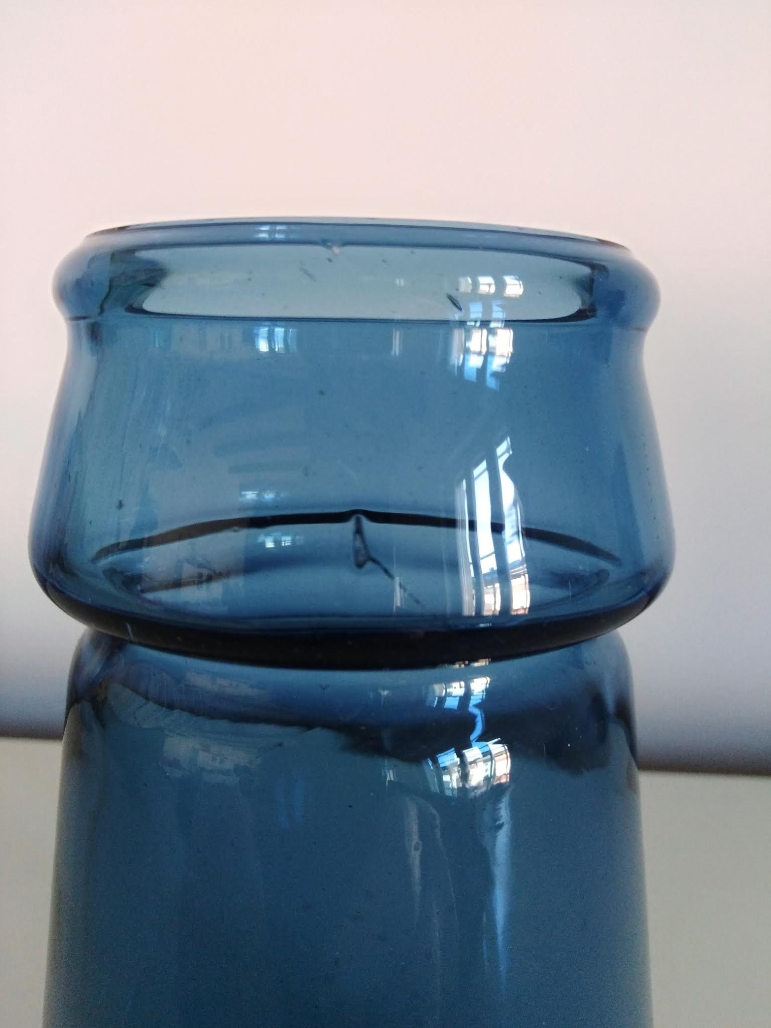 Ikea Maria Kariis Vintage Blue Vase - Etsy
