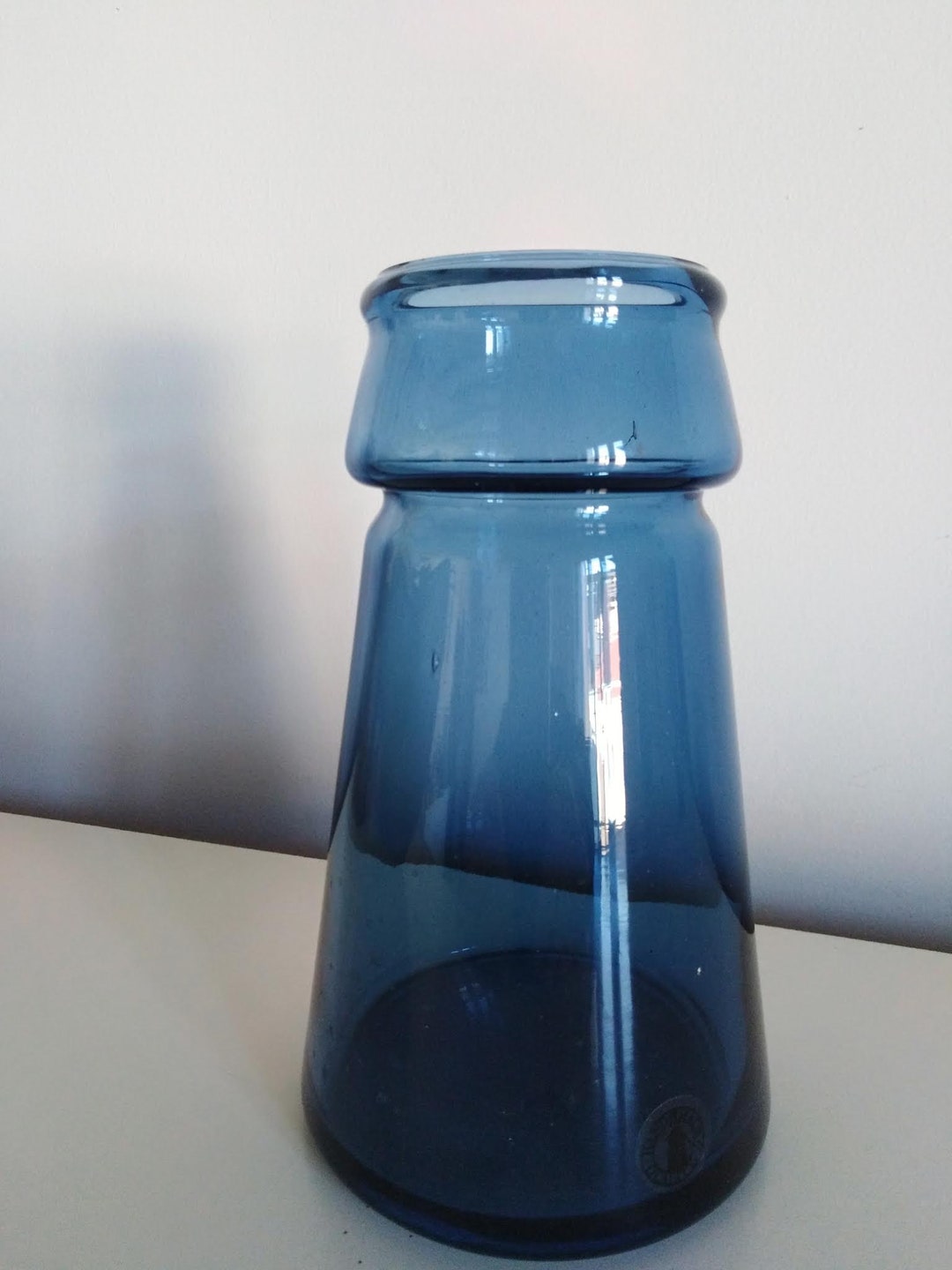 Ikea Maria Kariis Vintage Blue Vase - Etsy