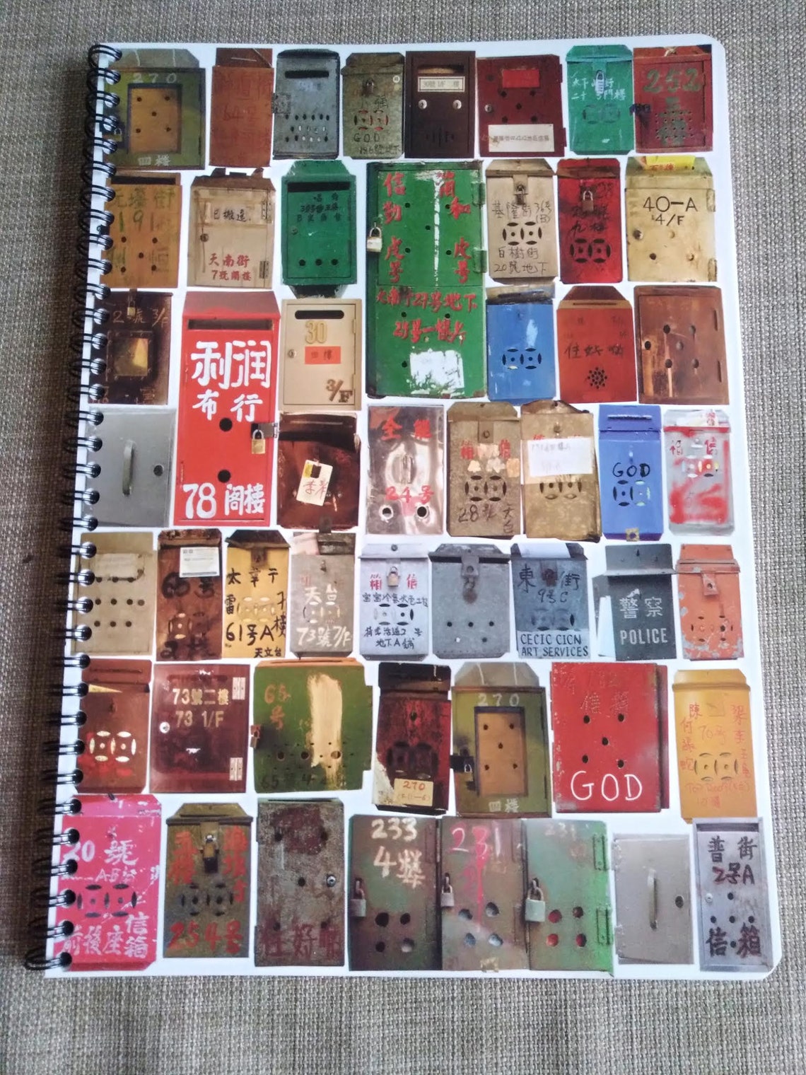 Goods of Desire Hong Kong Mailbox Theme Spiral Bound Wirebound Exercise ...