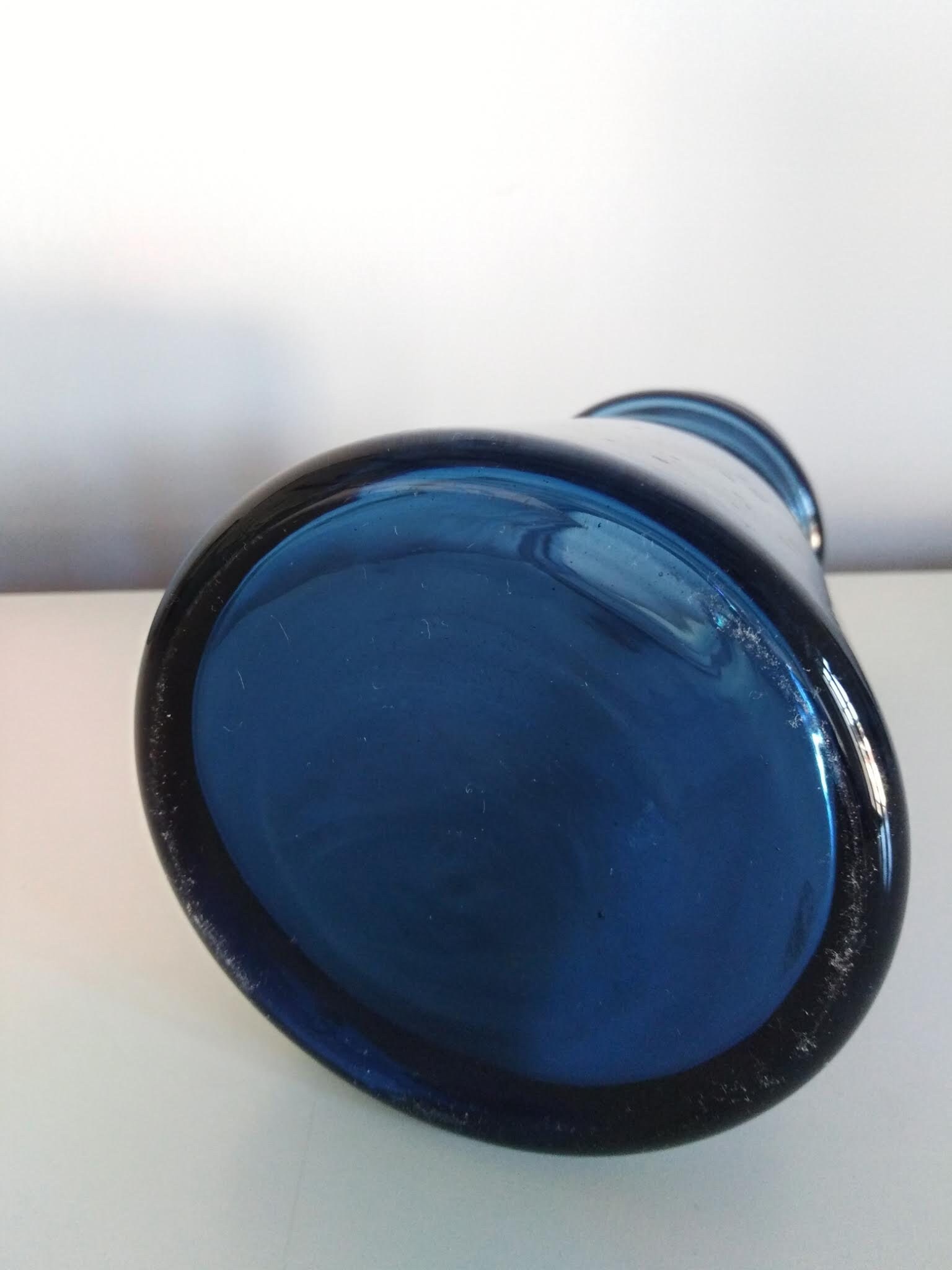 Ikea Maria Kariis Vintage Blue Vase - Etsy