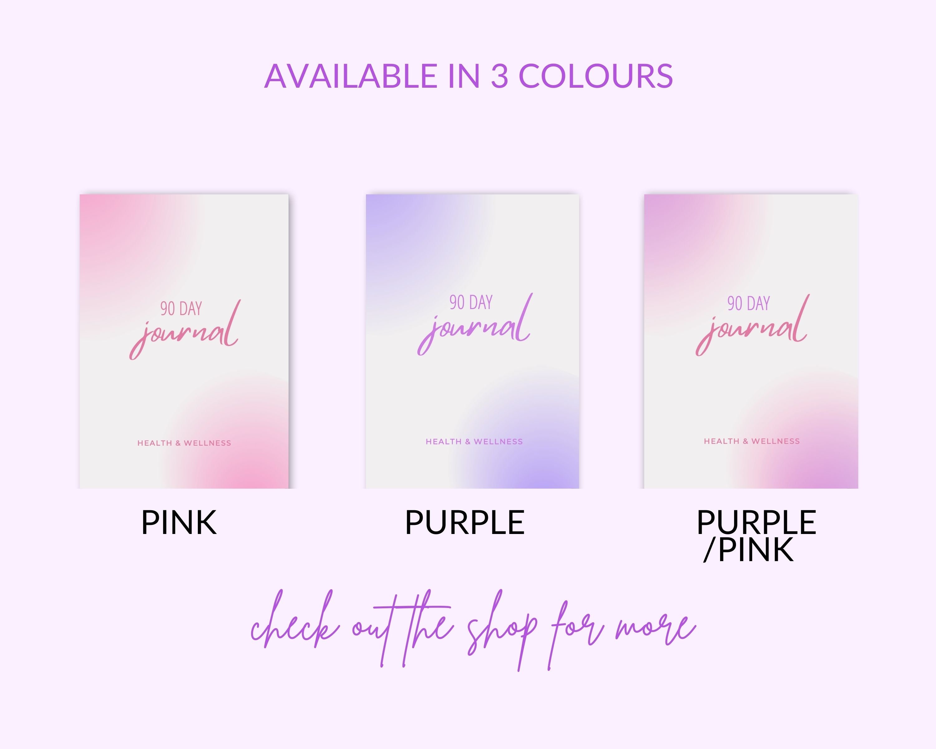 90 Day Weight Loss Journal Planner (undated, Numbered 1-90, 12 Weeks ...