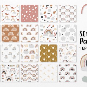 Rainbow Poster Pattern Bundle - Etsy