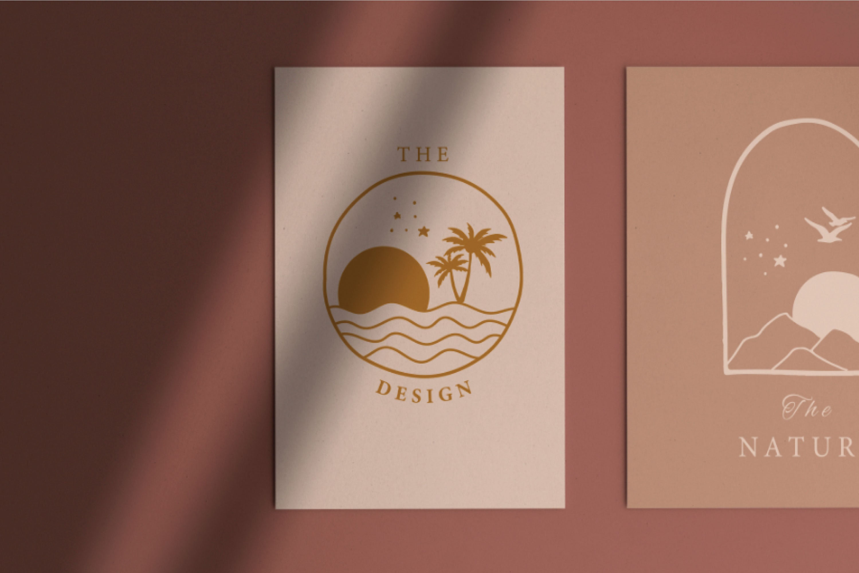 Sun Minimal Logo Digital Svg Design in Boho Bohemian and Vintage Style ...