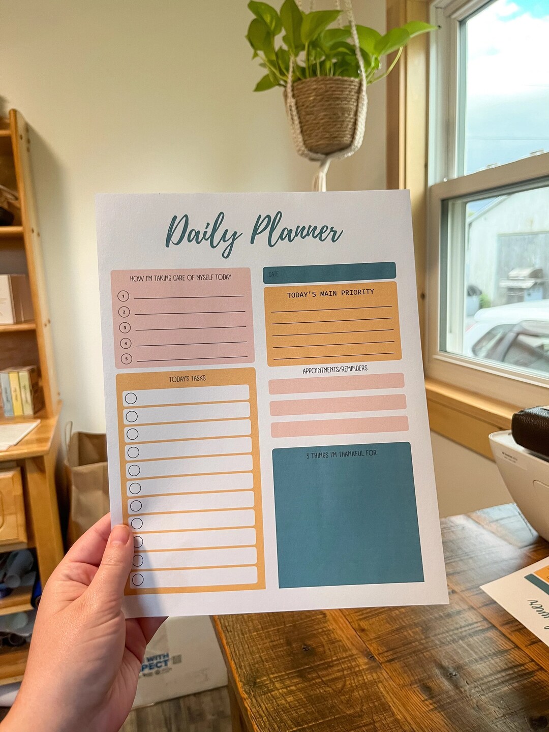 Digital Daily and Weekly Planners, To-do List, Self-care Planner, Cute ...