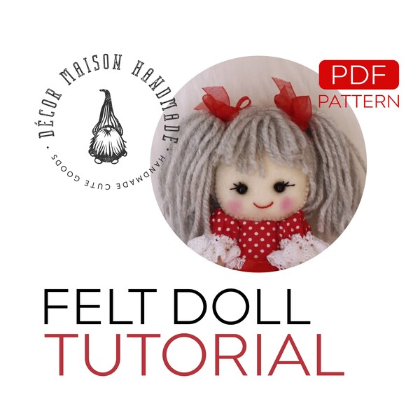 Felt Doll Pattern - Etsy