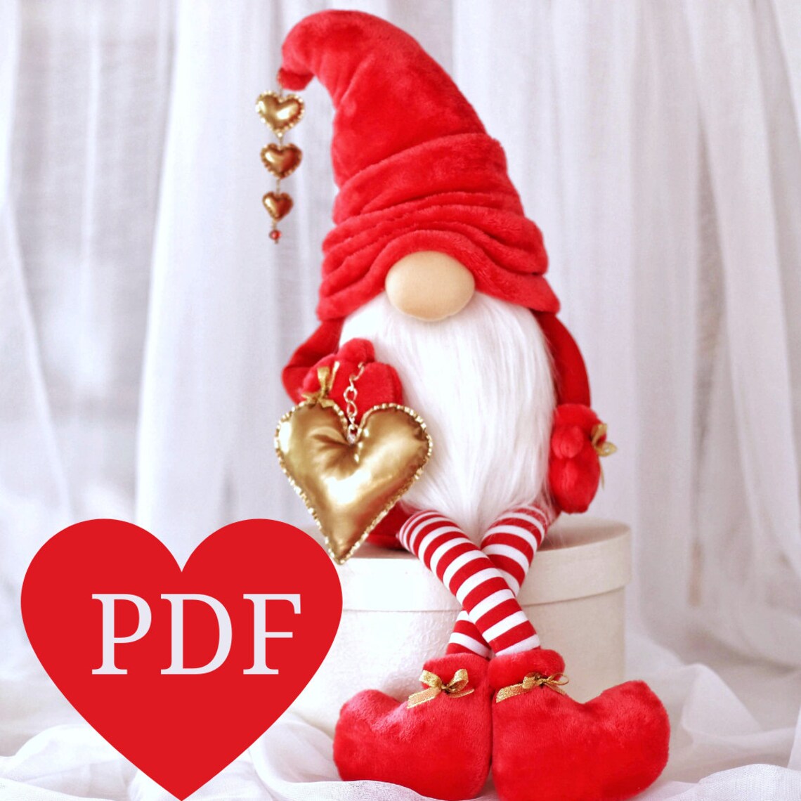 Gnomes Pattern Gnomes Sewing Pattern PDF Gnome With a Golden | Etsy