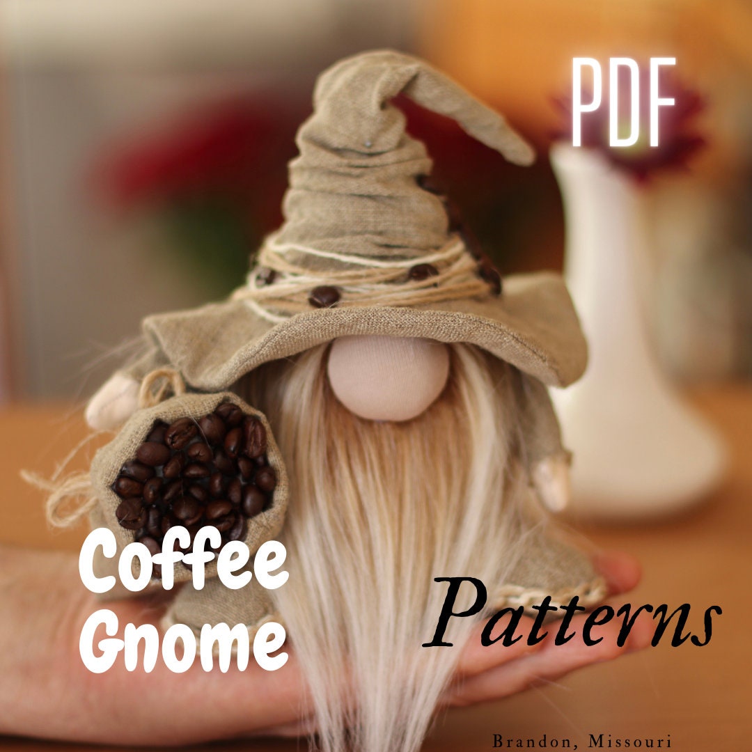 Gnome Tutorial,pdf Coffee Gnome, PDF, DIY Decor, Pattern Download ...