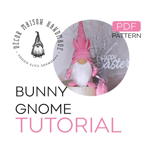 FLOPPY Bunny Gnome Sewing Pattern Easter Gnomes Mother's - Etsy Canada