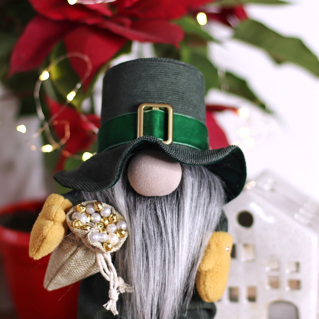 Dwarf in a Mini Top Hat, Dwarf With a Bag of Jewelry, a Gift for Father ...