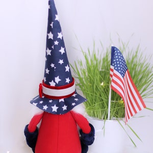 Patriotic Gnome Decor With American Flag for Independence Day Fathers ...
