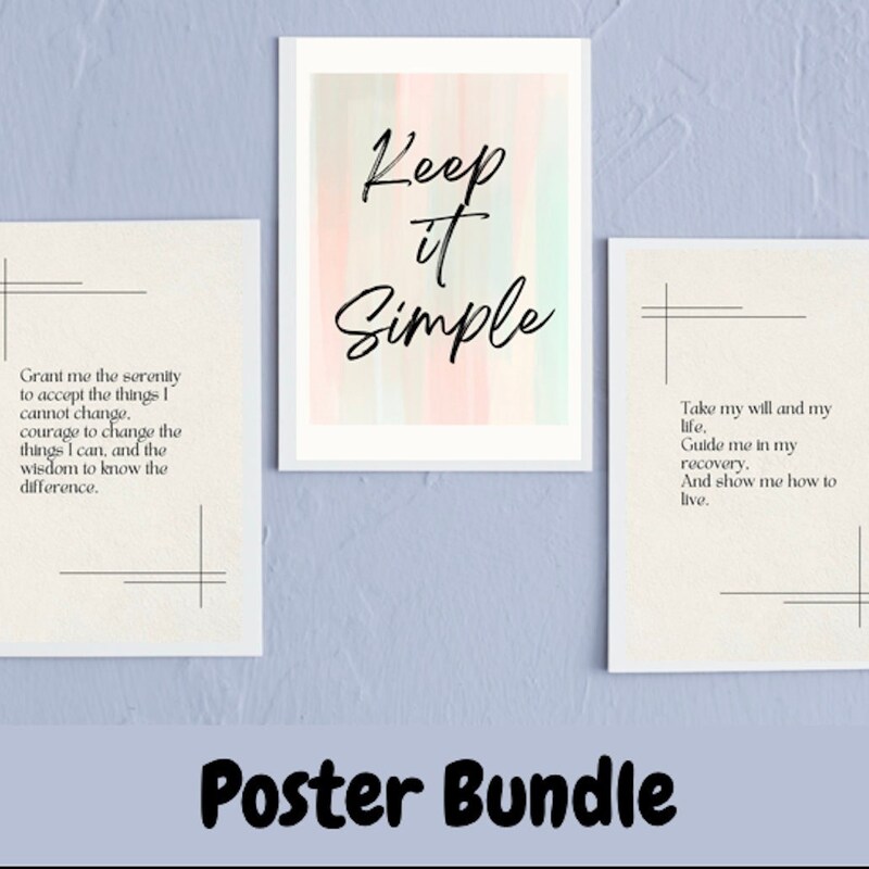 Recovery Posters - Etsy