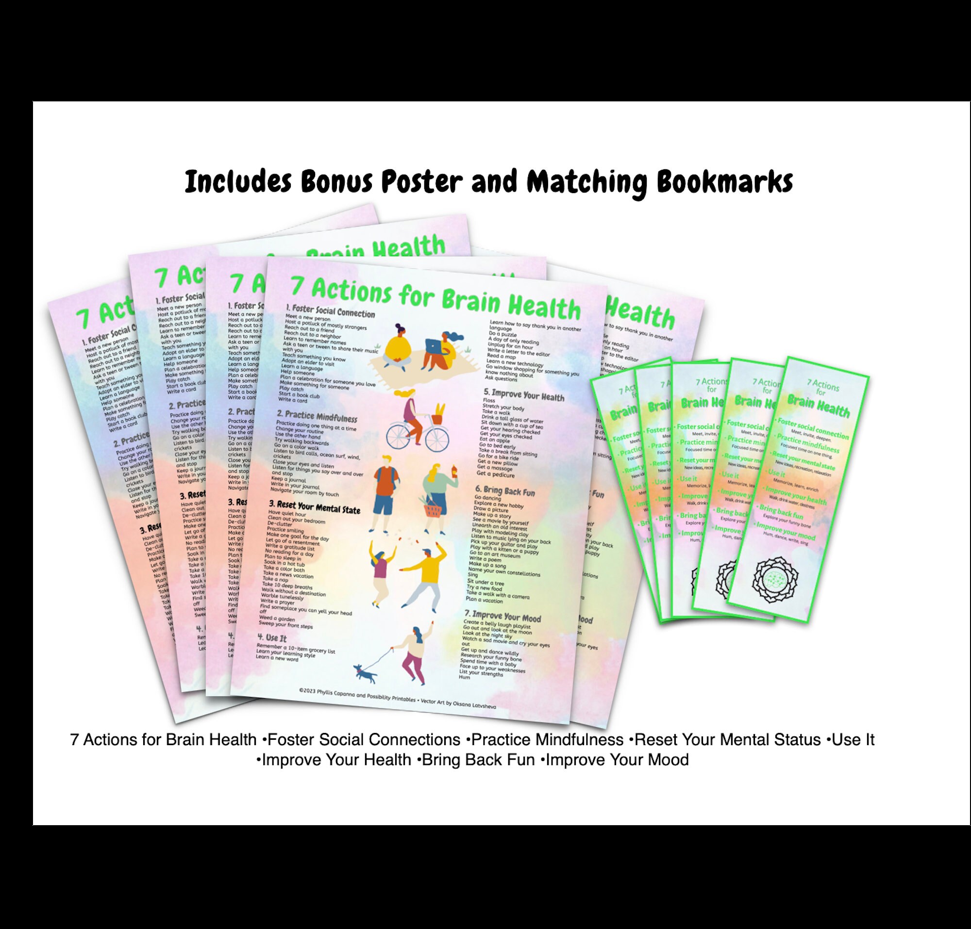Brain Health Group Therapy Activity Bundle - Etsy
