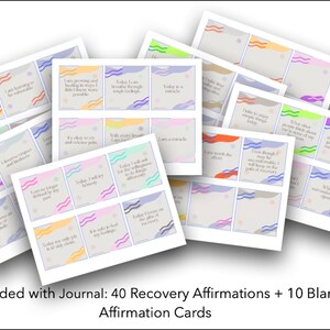 Addiction Recovery Journal Printable, Self-reflection Journal, Early ...