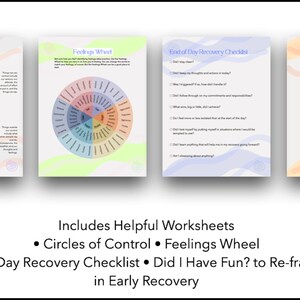 Addiction Recovery Journal Printable, Self-reflection Journal, Early ...