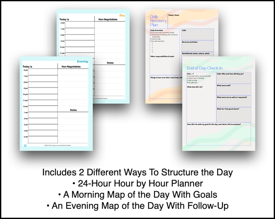 Addiction Recovery Journal Printable Self-reflection Journal - Etsy