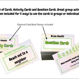 Brain Health Group Therapy Activity Bundle - Etsy
