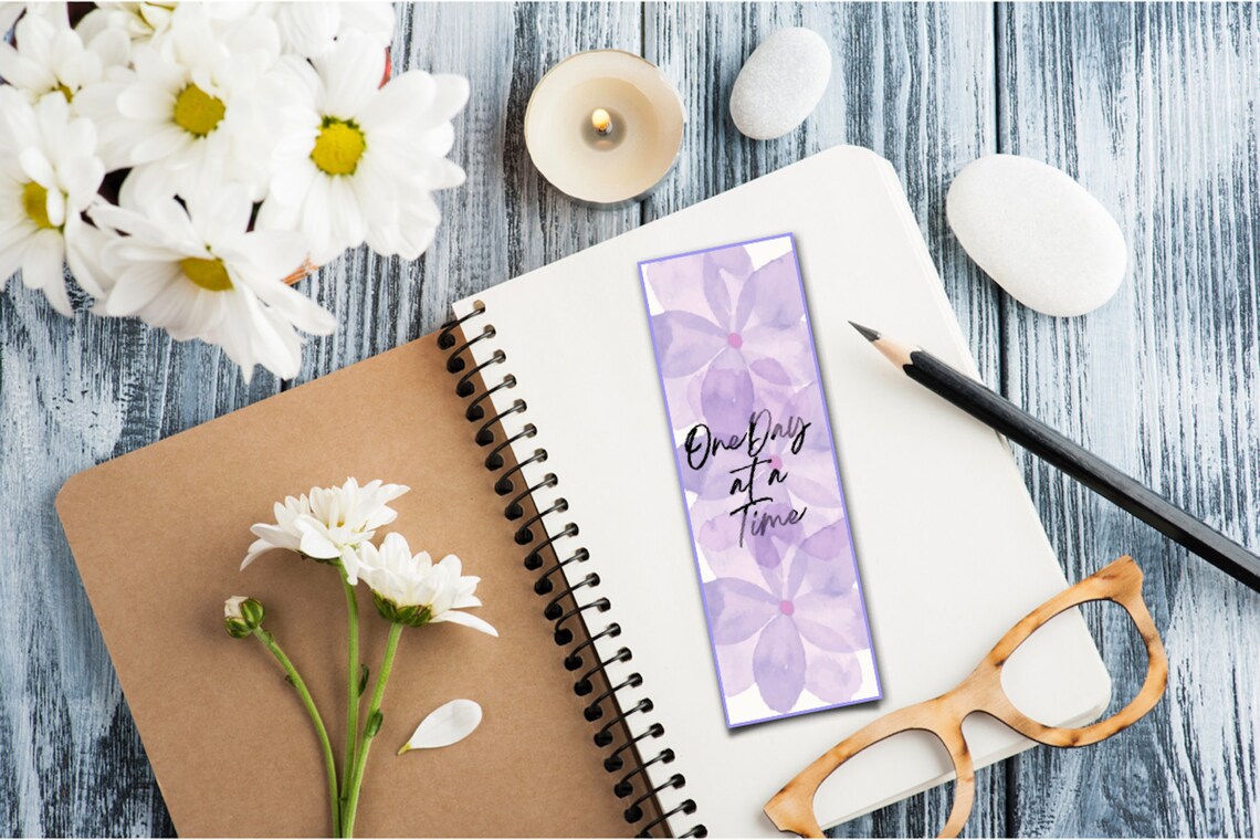 Bookmark Set, Digital Bookmark, Recovery Bookmark, Motivational ...