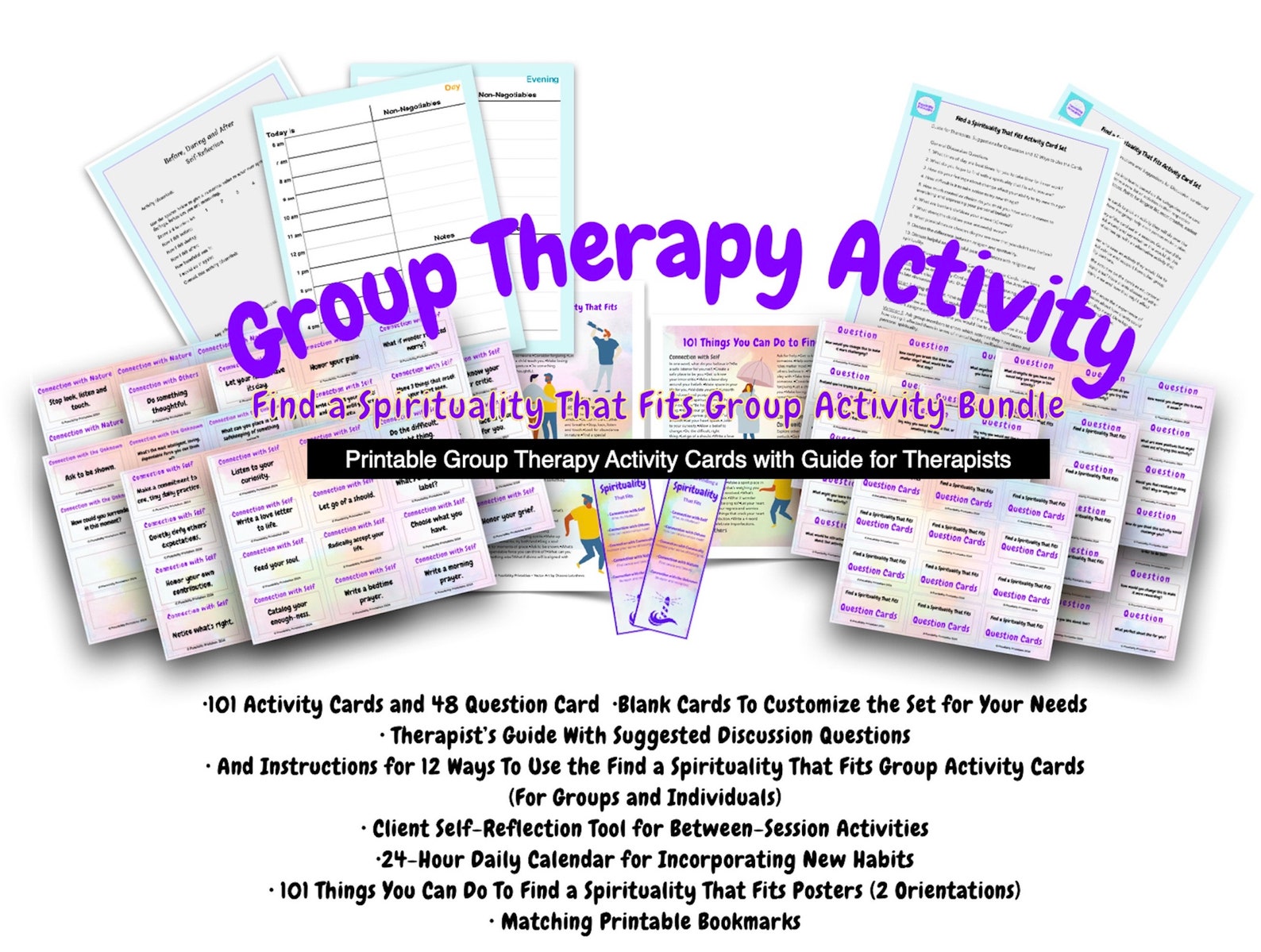 Find a Spirituality That Fits Group Activity Bundle - Etsy